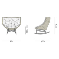 Dedon MBRACE Rocking Chair - 2Modern