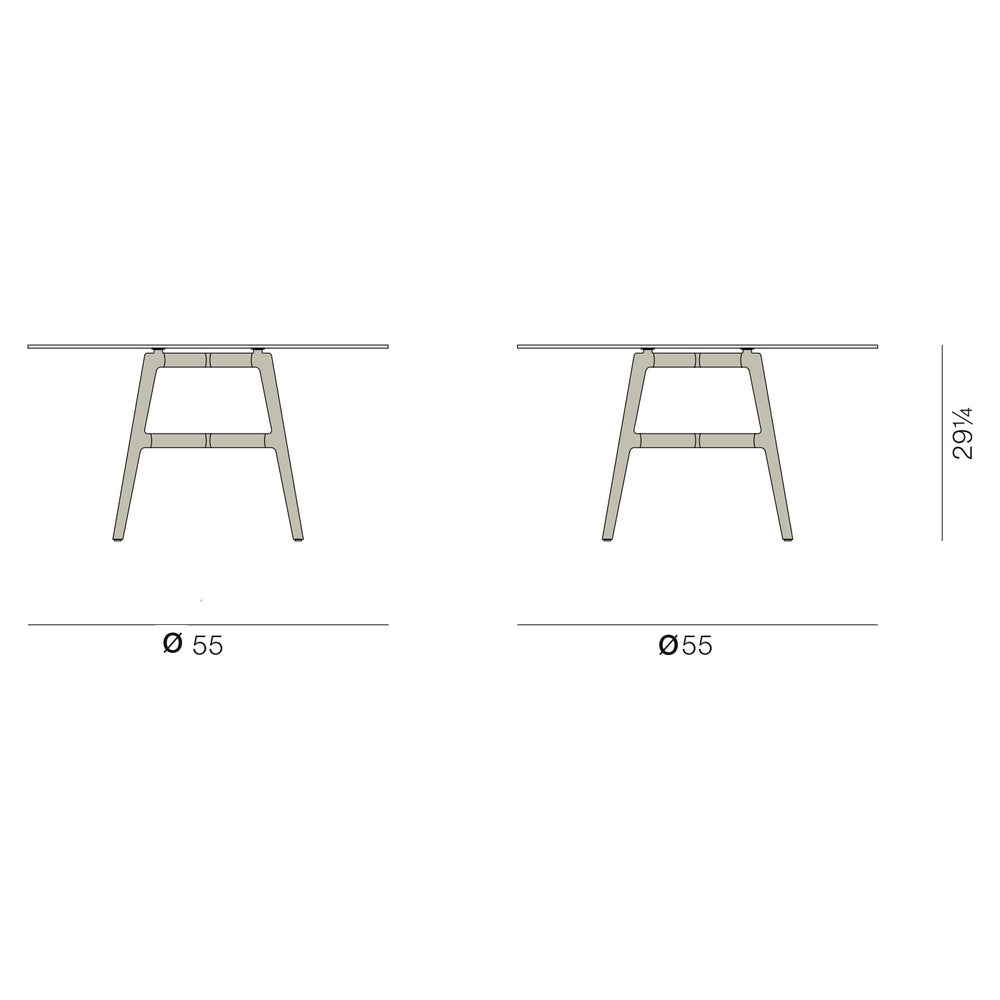 Dedon SEAX Round Dining Table - 2Modern