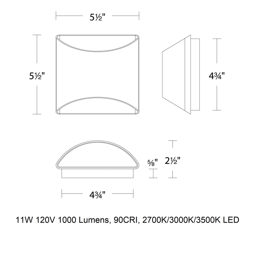 dweLED for WAC Lighting Duet LED Wall Sconce - 2Modern