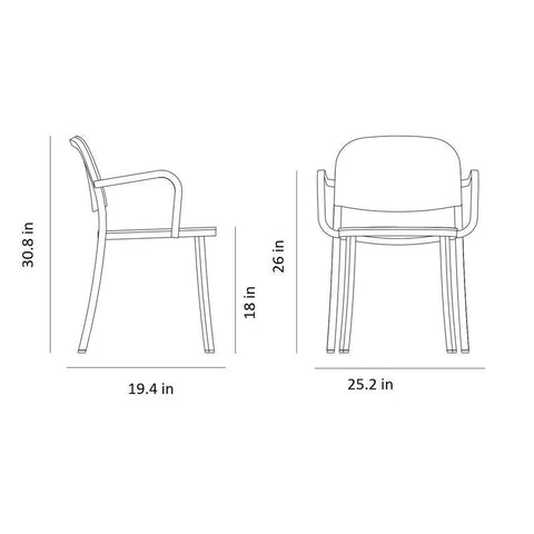 Emeco 1 Inch Armchair - 2Modern