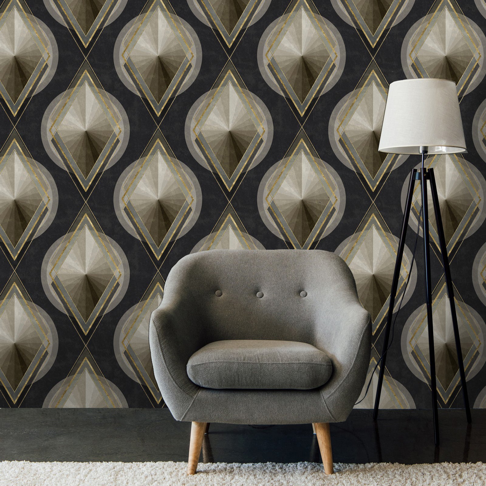 Mind The Gap Metropolis Wallpaper - 2Modern
