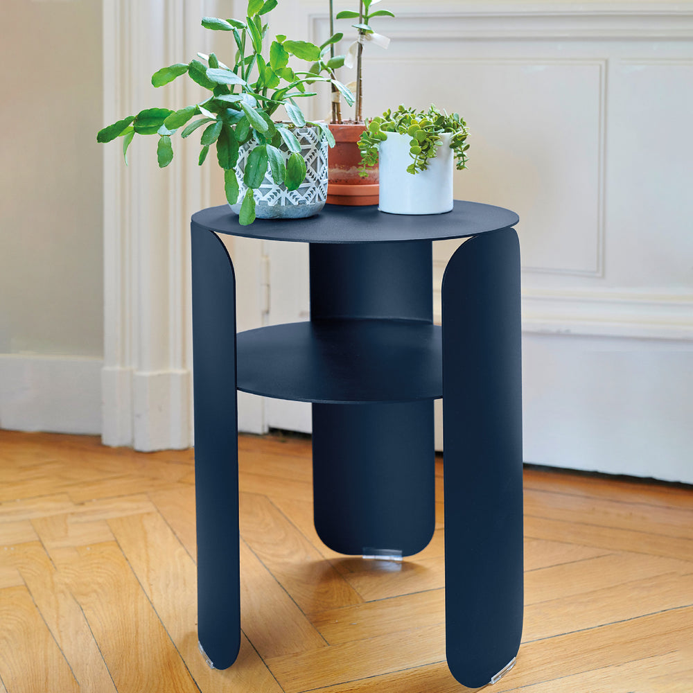 Fermob Bebop Side Table with Shelf - 2Modern