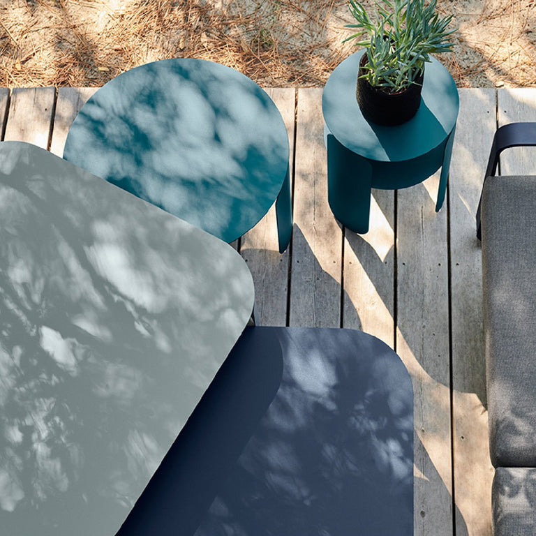 Fermob Bebop Side Table with Shelf - 2Modern