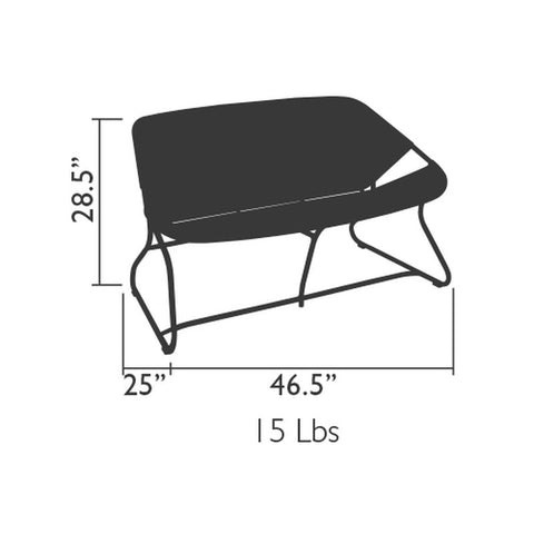 Fermob Sixties Bench - 2Modern