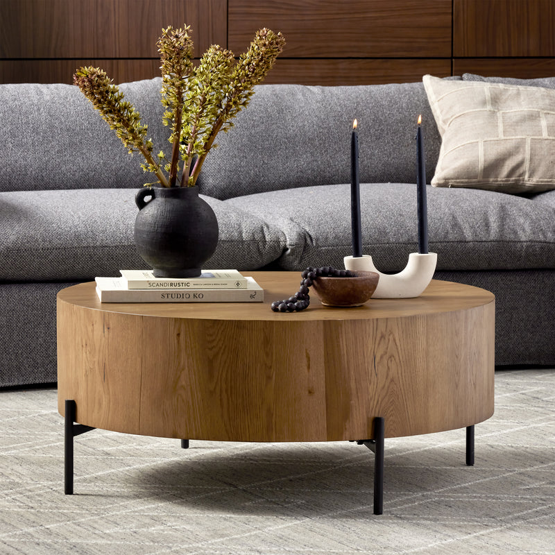 Four Hands Eaton Drum Coffee Table - 2Modern