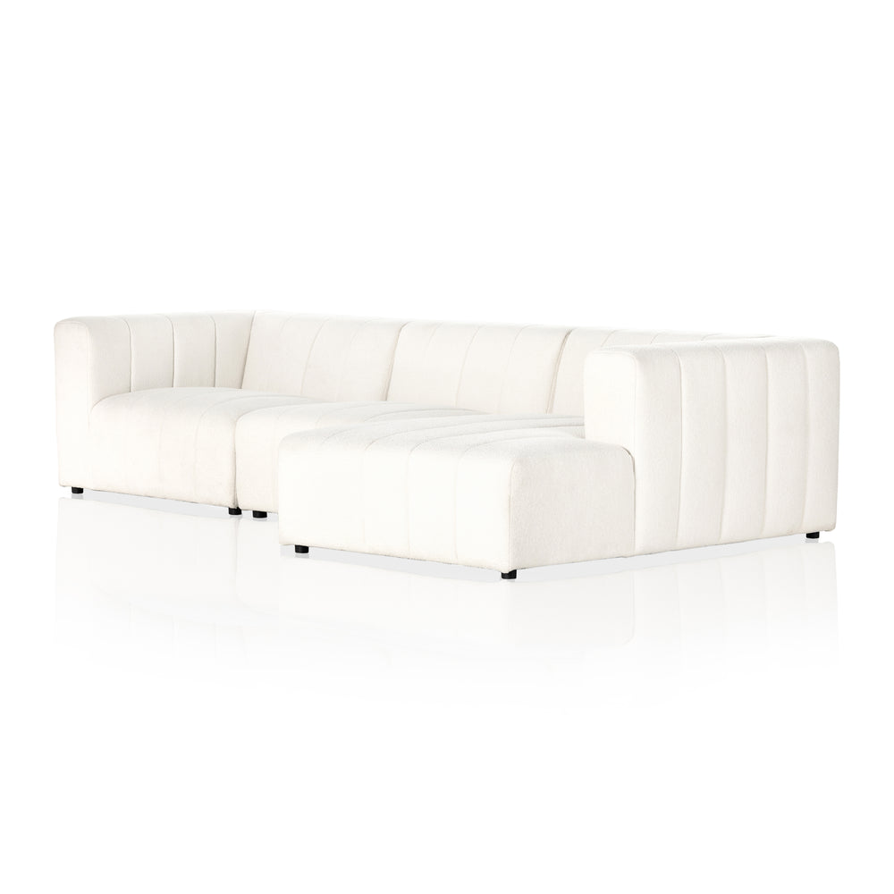 Four Hands Langham Channeled 3-Piece Sectional - 2Modern