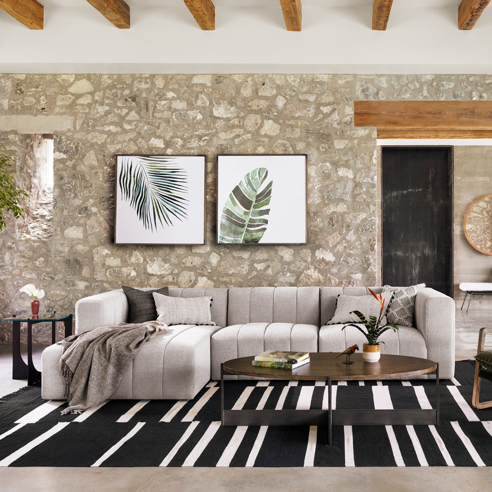 Four Hands Langham Channeled 3-Piece Sectional - 2Modern