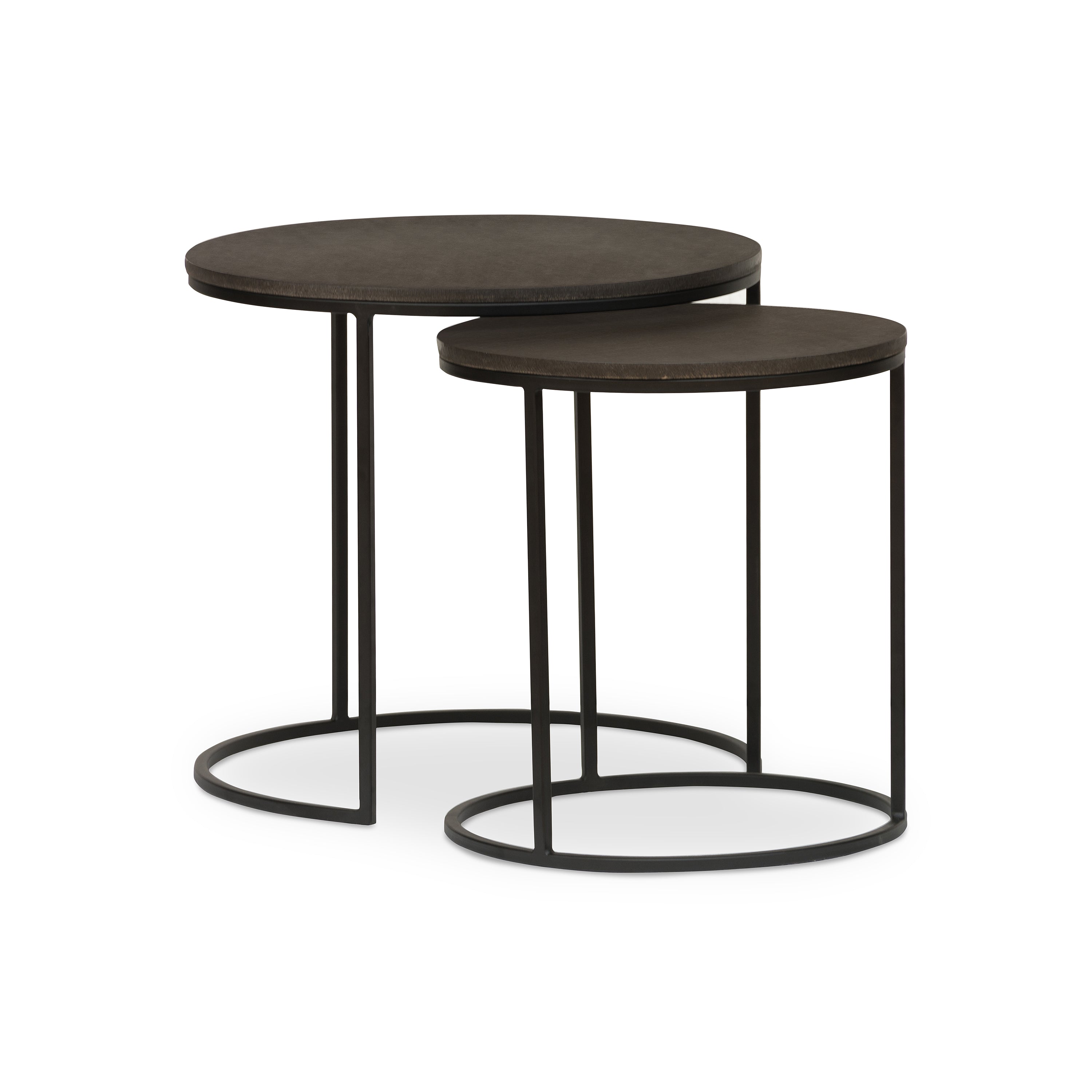 Four Hands Lavastone Nesting Tables - 2Modern
