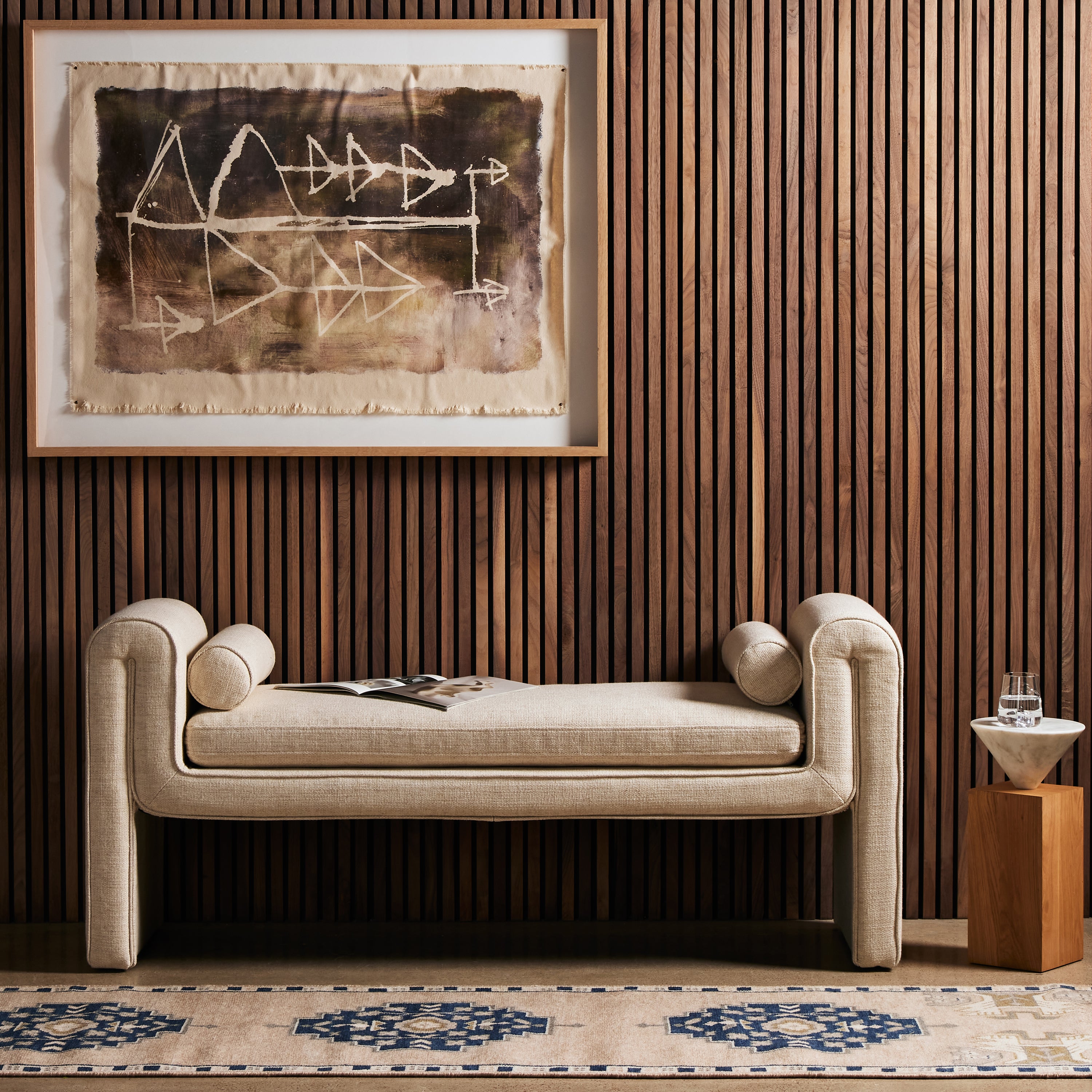 Four Hands Mitchell Bench - 2Modern