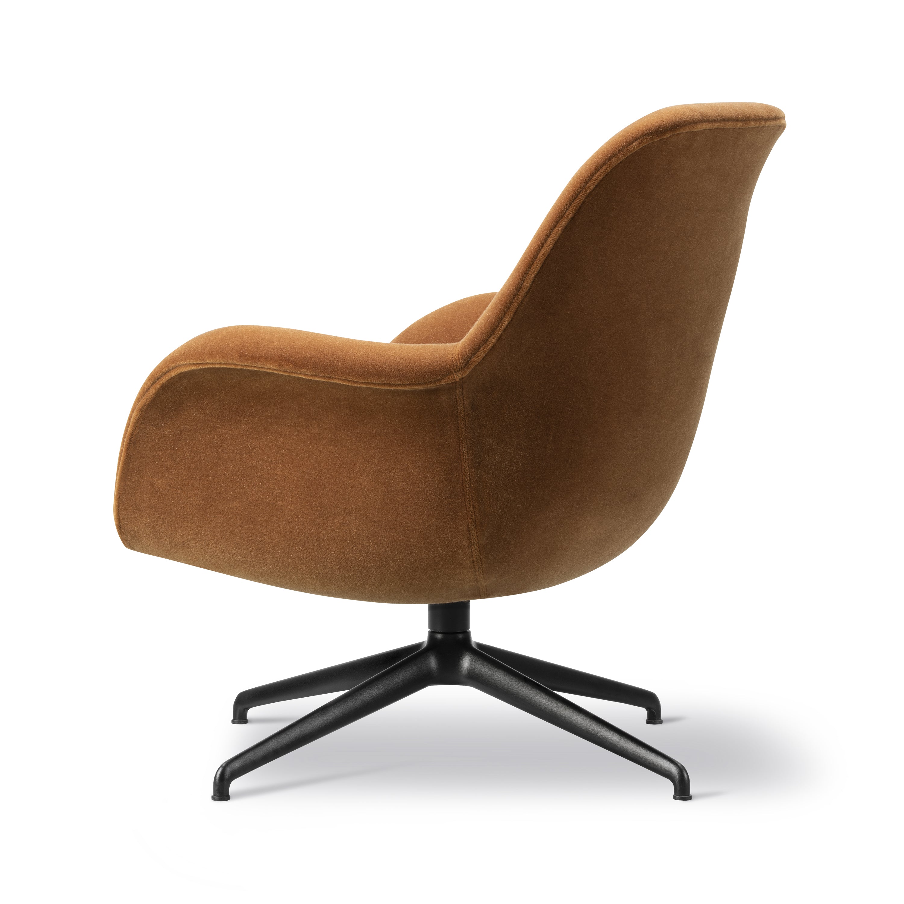 Fredericia Furniture Swoon Petit Lounge Chair with Swivel Base - 2Modern