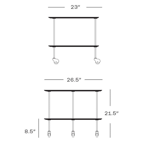 Fritz Hansen AJ Trolley - 2Modern