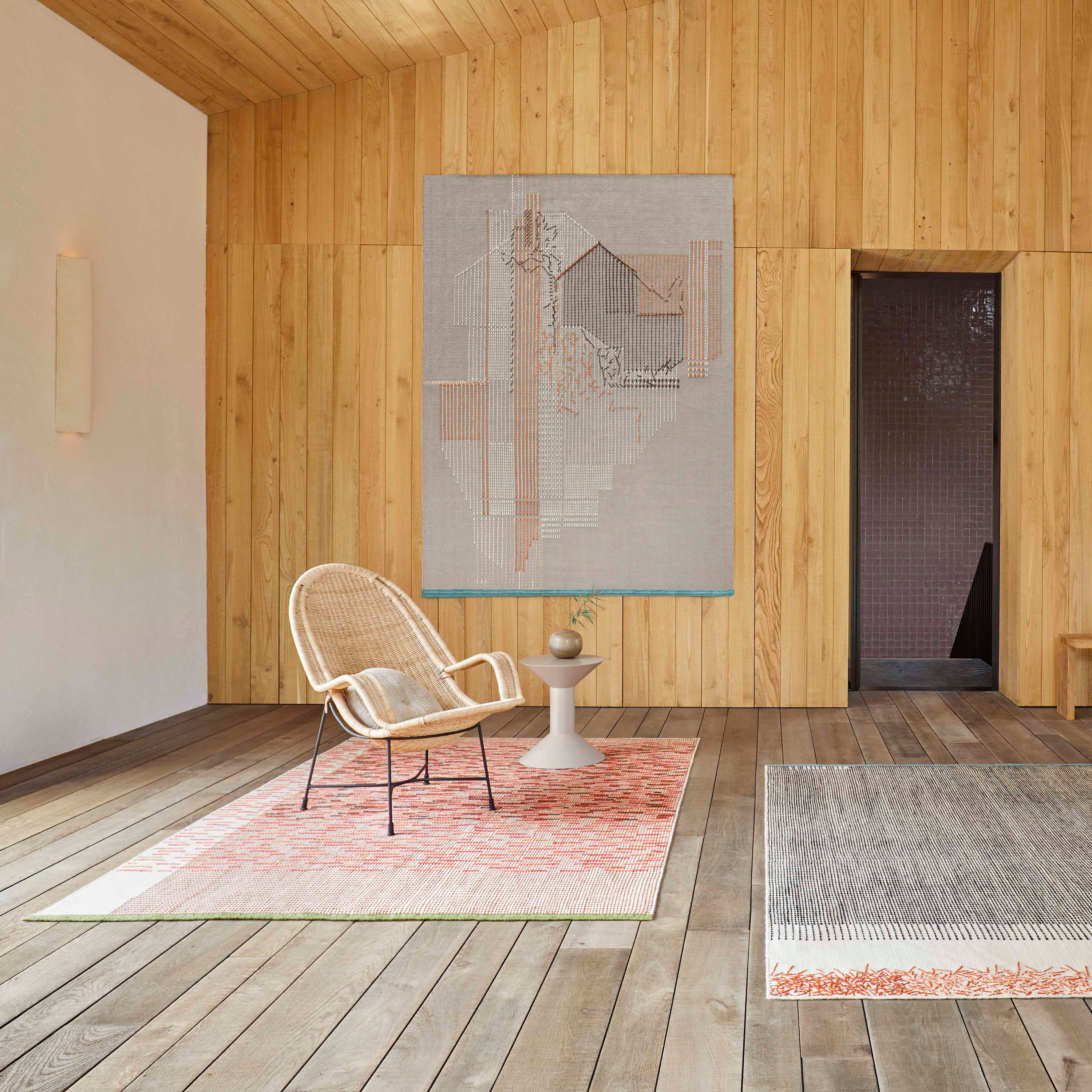 GAN Rugs Backstitch Busy Rug - 2Modern