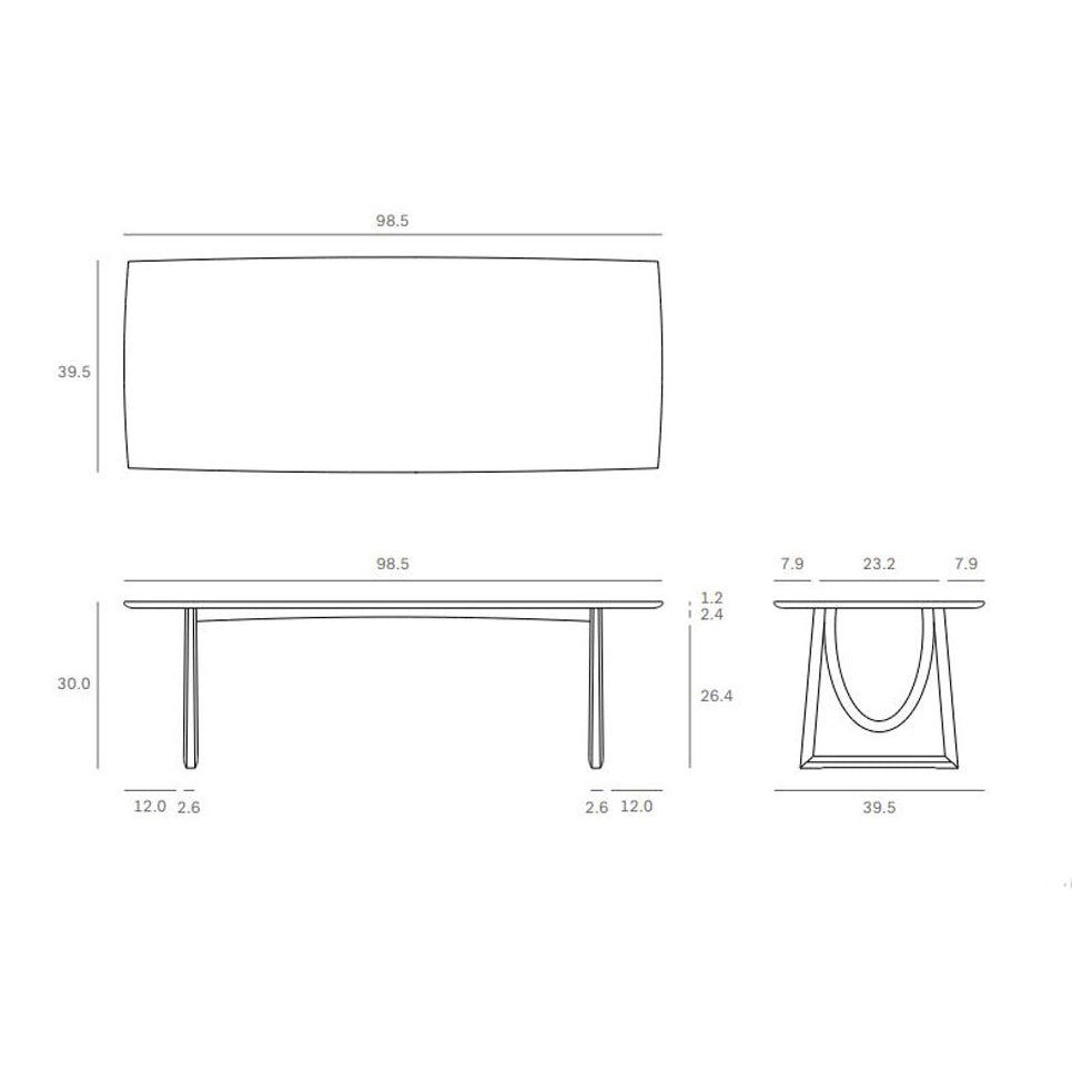 Ethnicraft Geometric Dining Table - 2Modern
