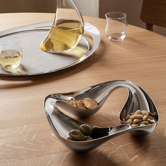 Georg Jensen Cobra Triple Snack Bowl - 2Modern