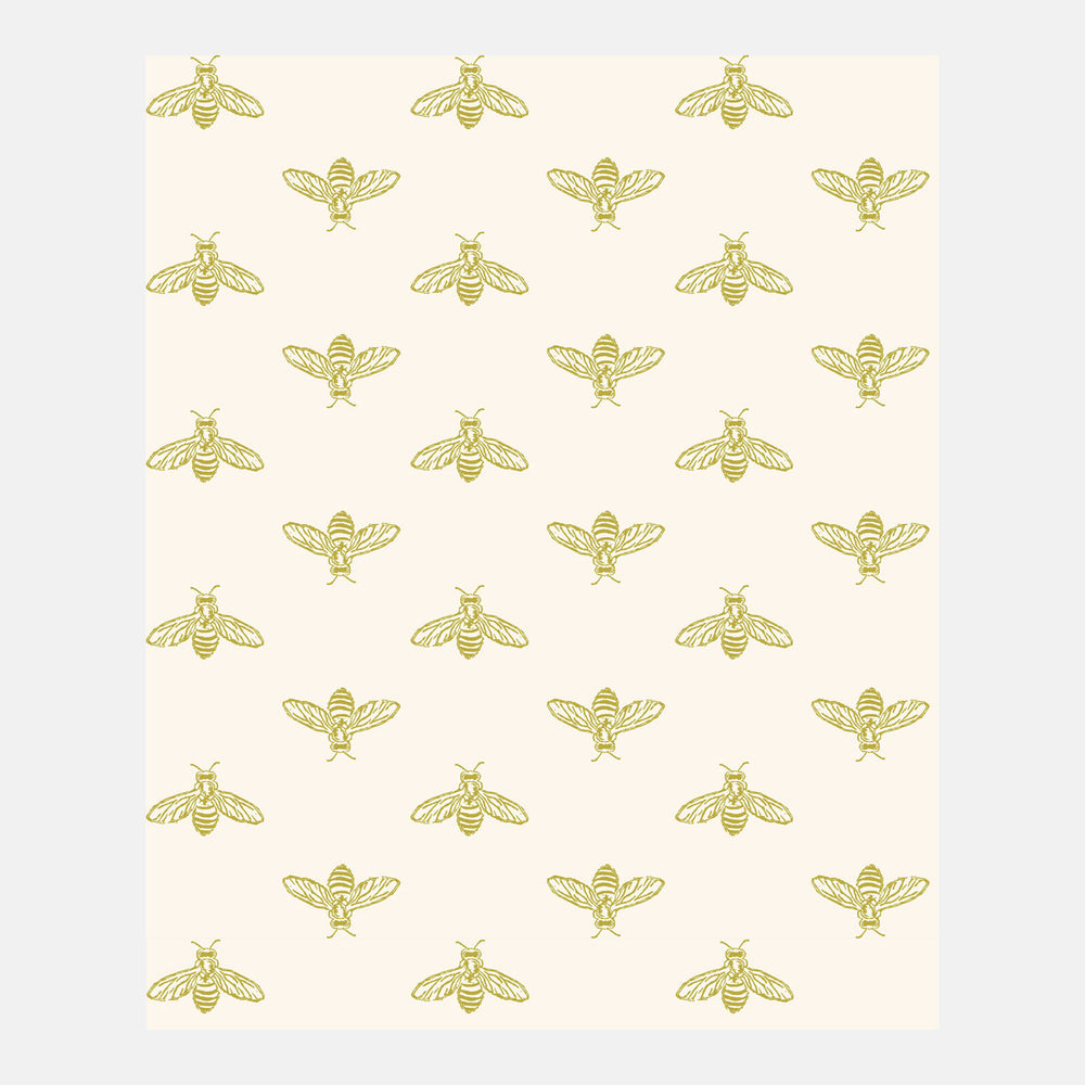 Graham & Brown Block Print Bee Wallpaper - 2Modern