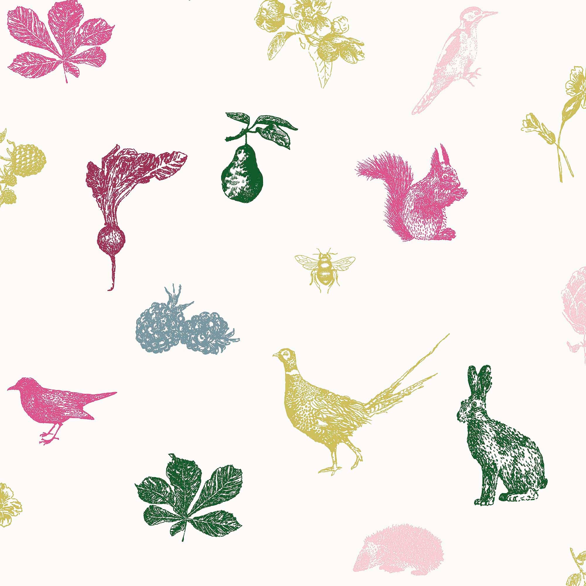 Graham & Brown Etched Woodland Wallpaper Sample Swatch - 2Modern