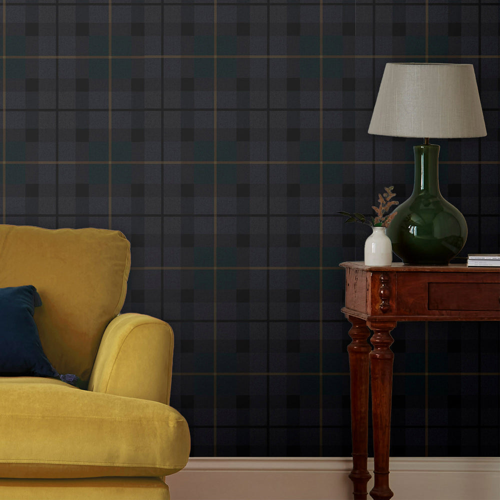 Graham & Brown Joules Rothero Check Heritage Wallpaper - 2Modern