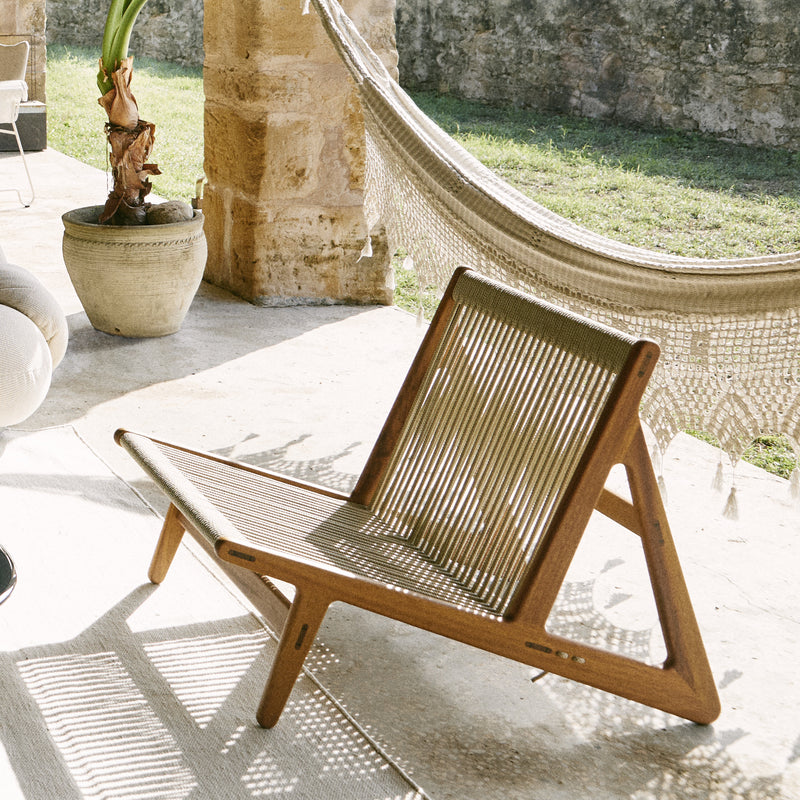 Gubi MR01 Initial Outdoor Lounge Chair - 2Modern