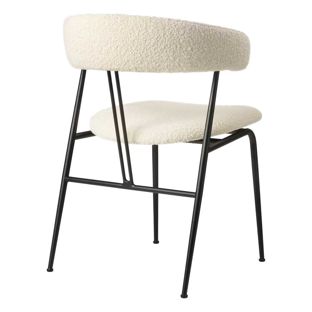 Gubi Violin Upholstered Dining Chair - 2Modern