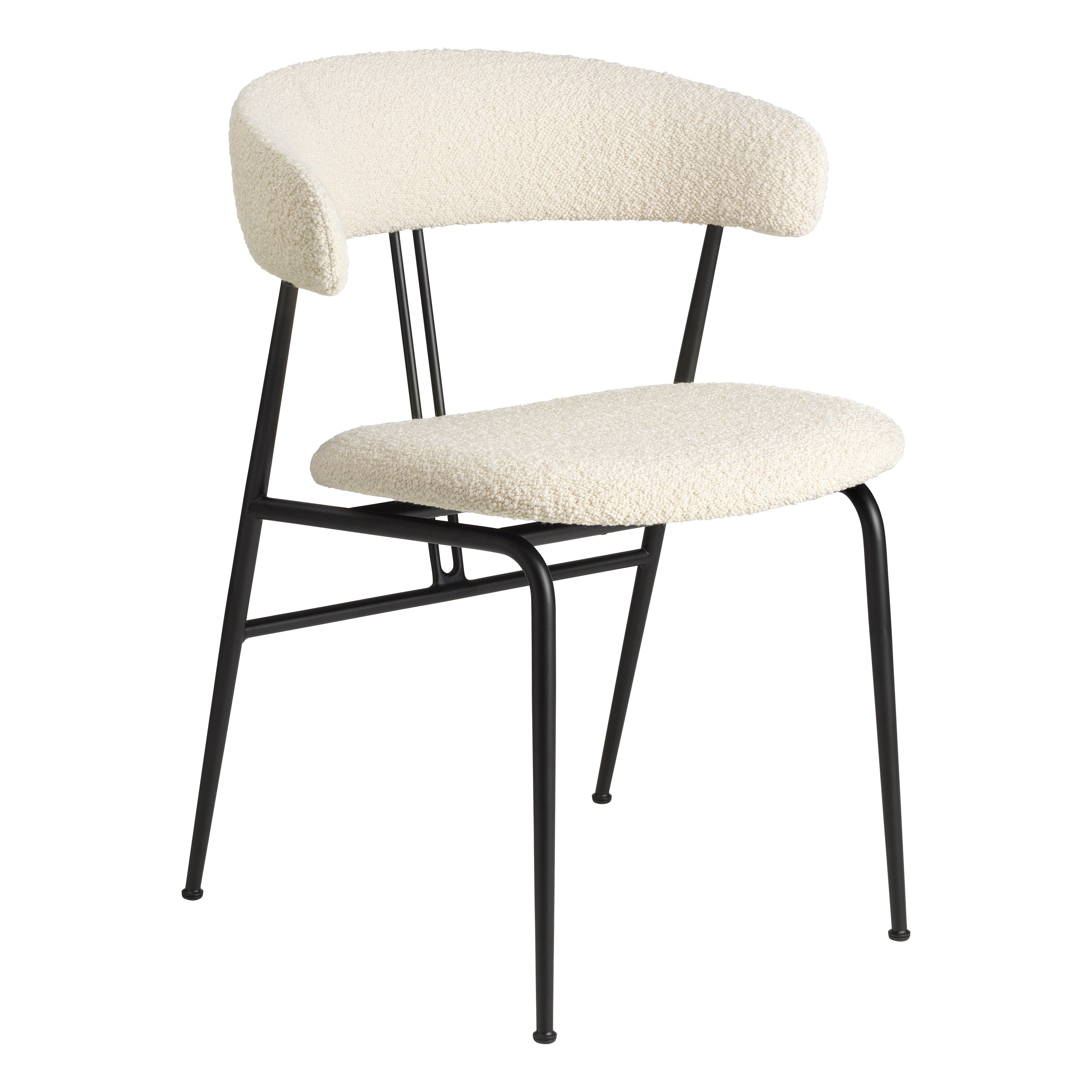 Gubi Violin Upholstered Dining Chair - 2Modern