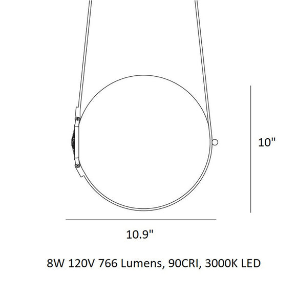 Hubbardton Forge Derby LED Pendant Light - 2Modern