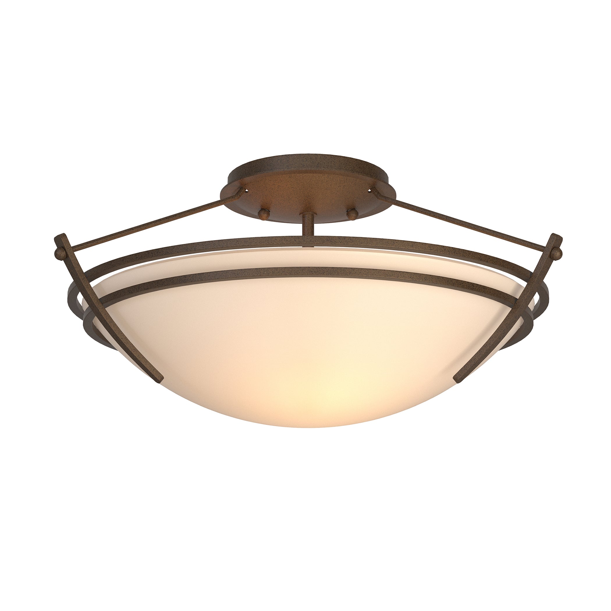 Hubbardton Forge Presidio Tryne Short Semi-Flush Mount - 2Modern