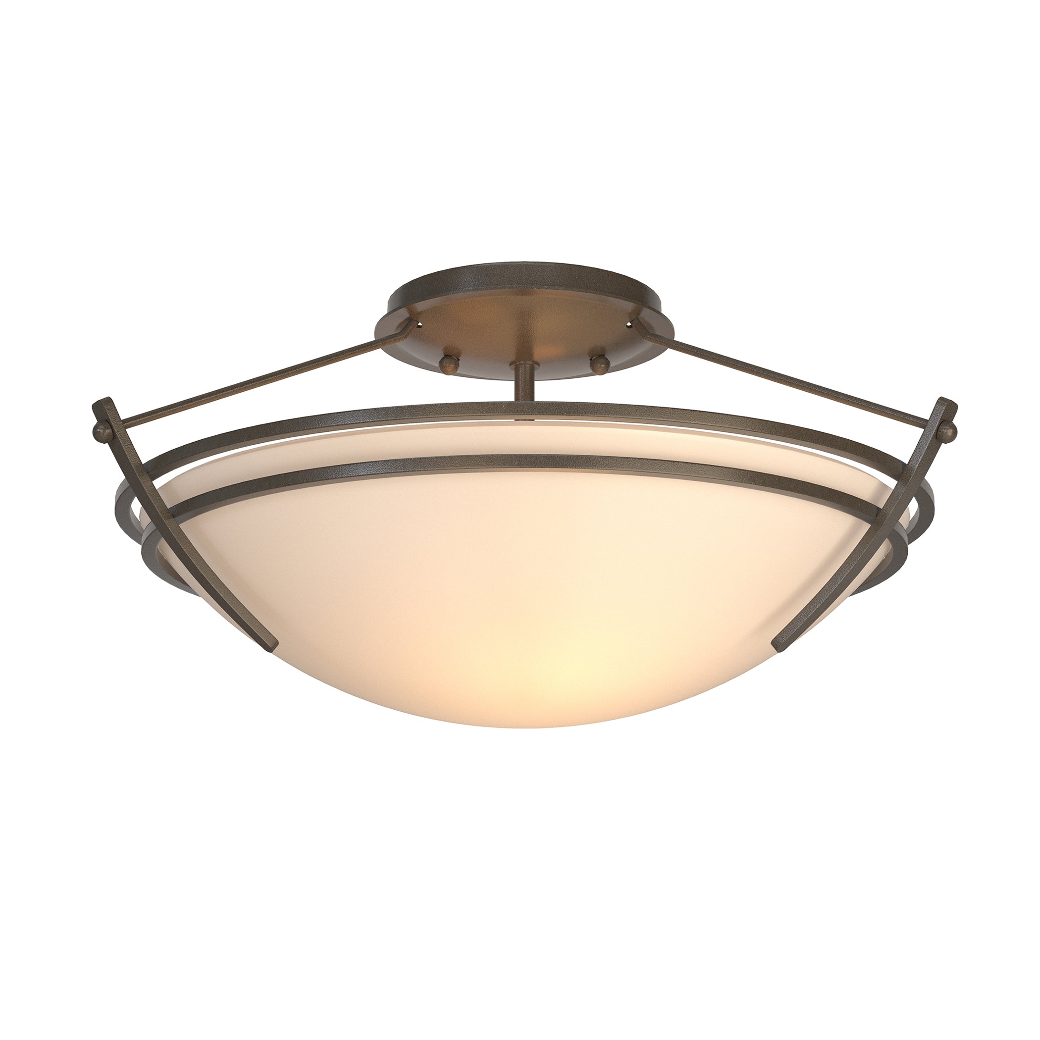 Hubbardton Forge Presidio Tryne Short Semi-Flush Mount - 2Modern