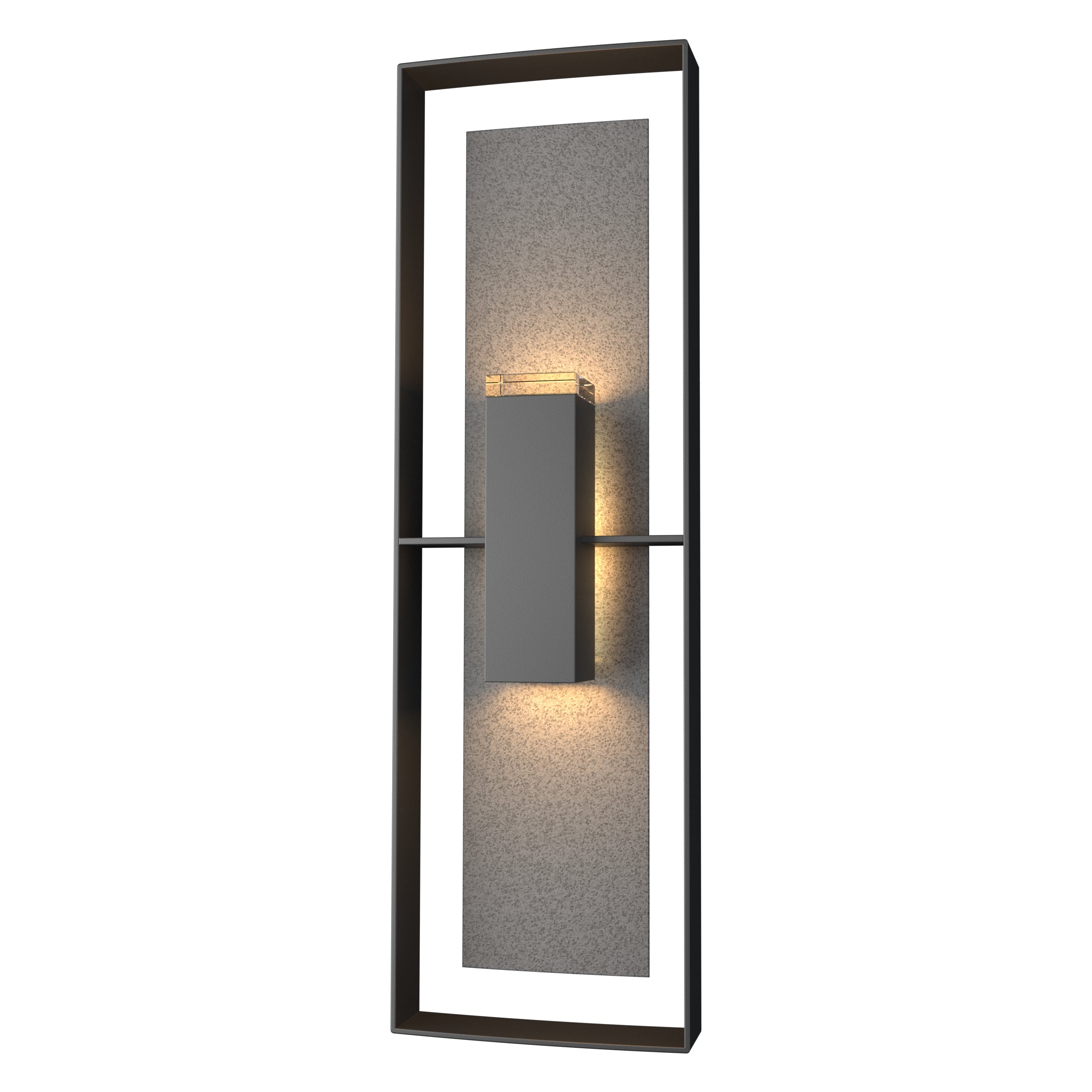 Hubbardton Forge Shadow Box Tall Outdoor Wall Sconce - 2Modern