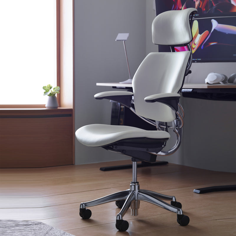 Humanscale Freedom Headrest Leather Office Chair - 2Modern