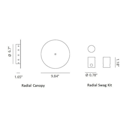 Lodes Random 4 Light Multipoint Pendant Light - 2Modern