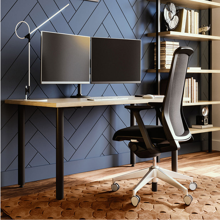 Haworth Jive Desk with Post Leg - 2Modern