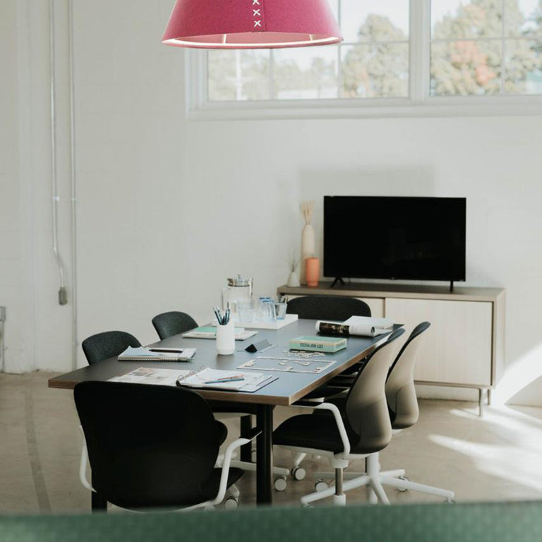 Haworth Jive Desk with Post Leg - 2Modern