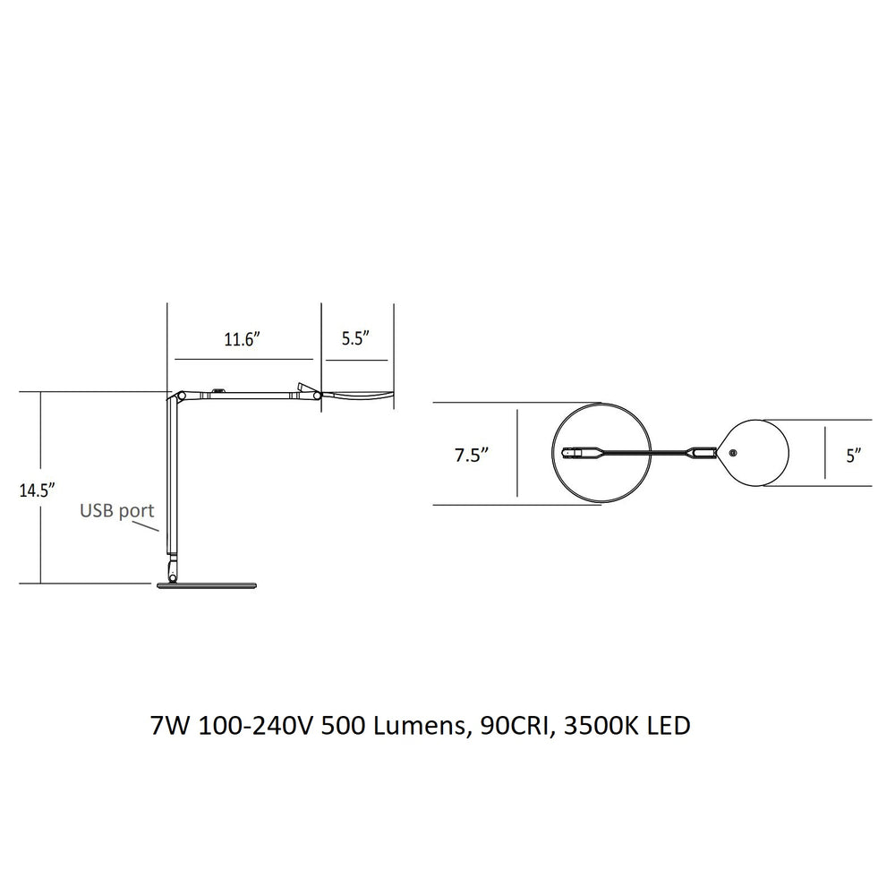 Koncept Splitty Reach Desk Lamp - 2Modern