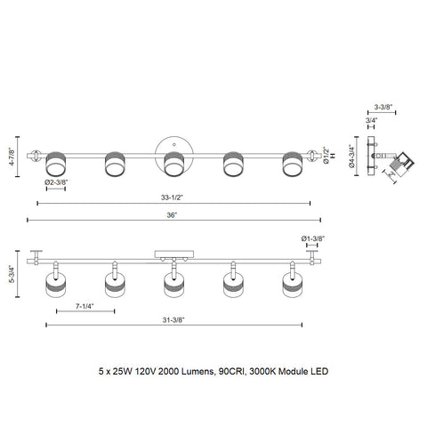 Kuzco Lighting Lyra Track Light - 2Modern