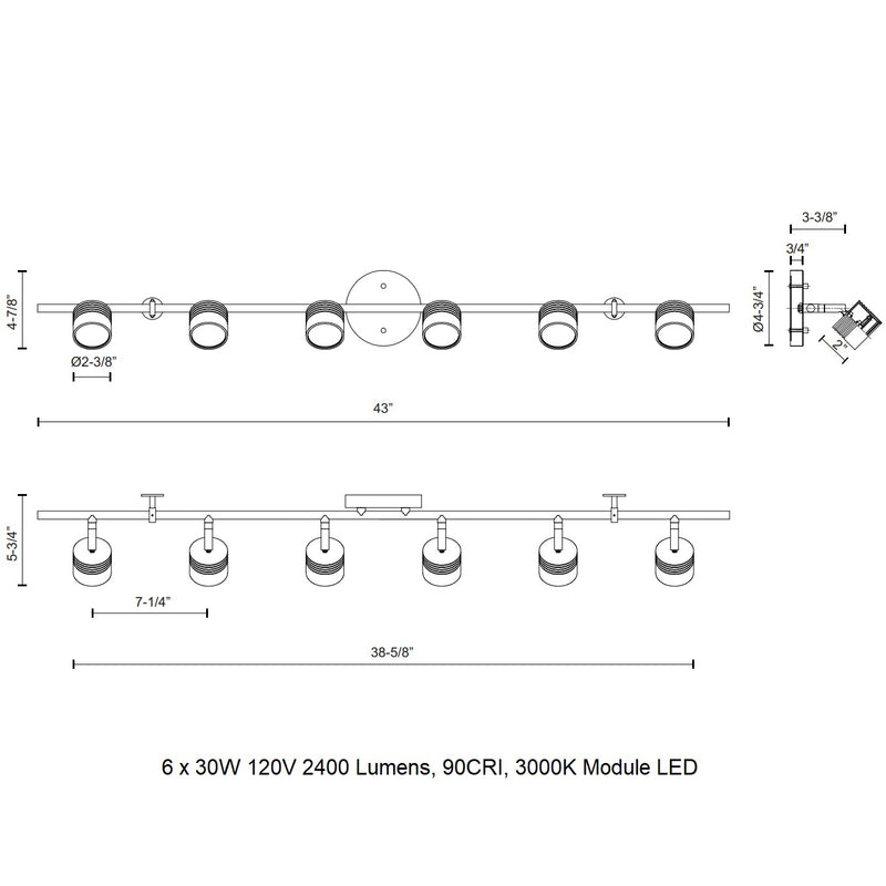 Kuzco Lighting Lyra Track Light - 2Modern