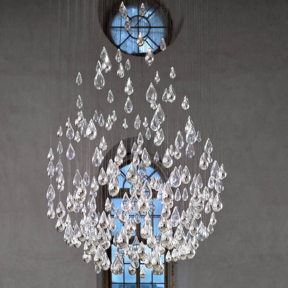 Lasvit Droplets Sculpture Semi Flush Mount - 2Modern