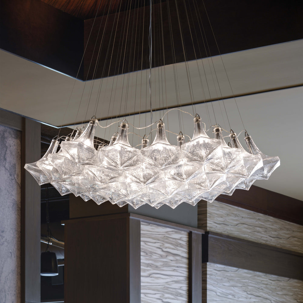 Lasvit Facet Sculpture Cluster Pendant Light - 2Modern