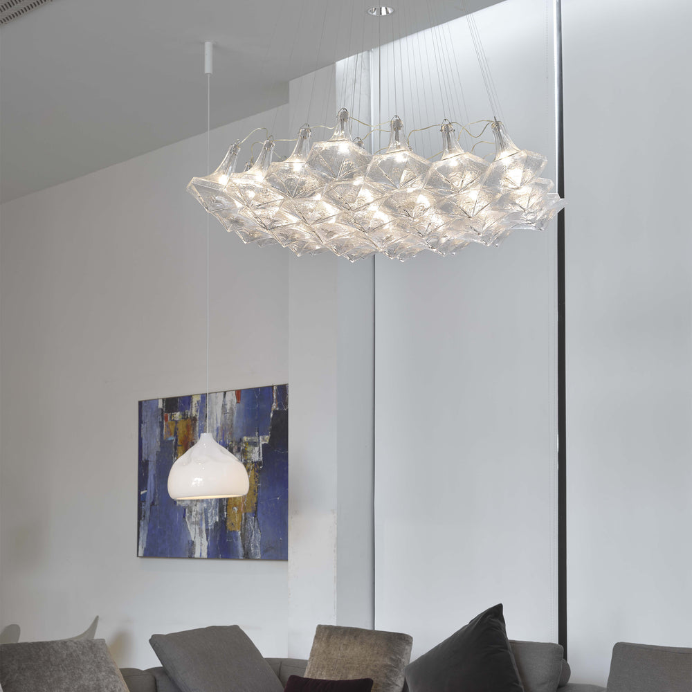 Lasvit Facet Sculpture Cluster Pendant Light - 2Modern