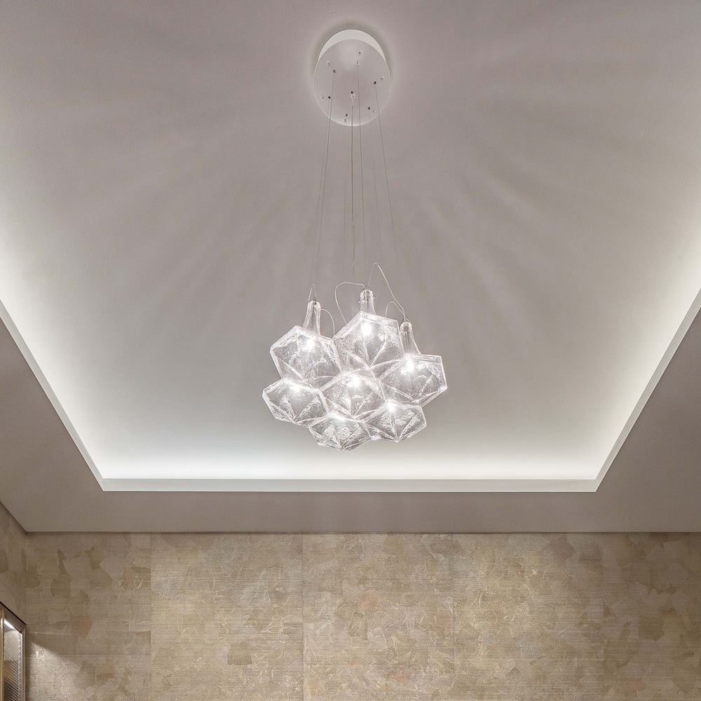 Lasvit Facet Sculpture Cluster Pendant Light - 2Modern