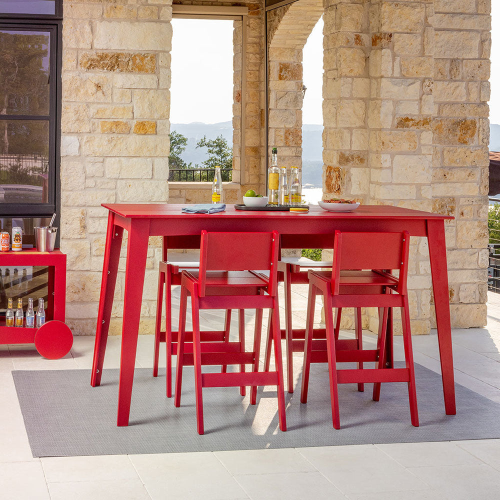 Loll Designs Alfresco Rectangular Outdoor Counter/Bar Table - 2Modern