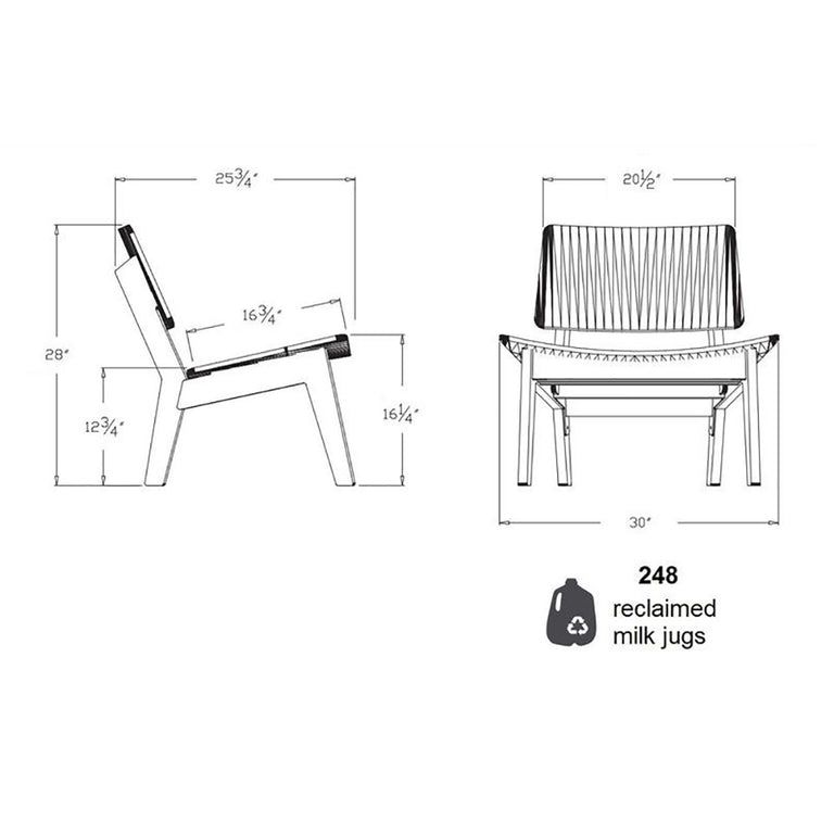 Loll Designs Lago Lounge Chair - 2Modern