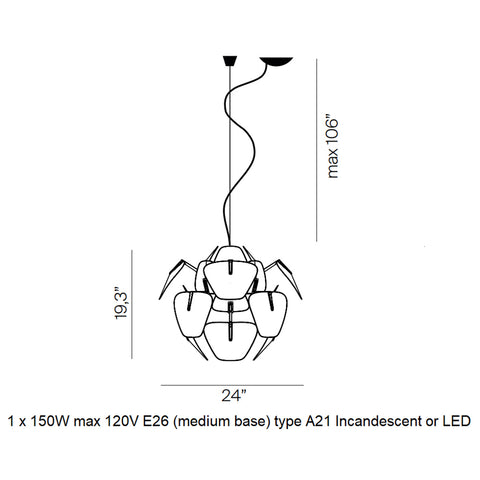 Luceplan Hope Pendant Light - 2Modern