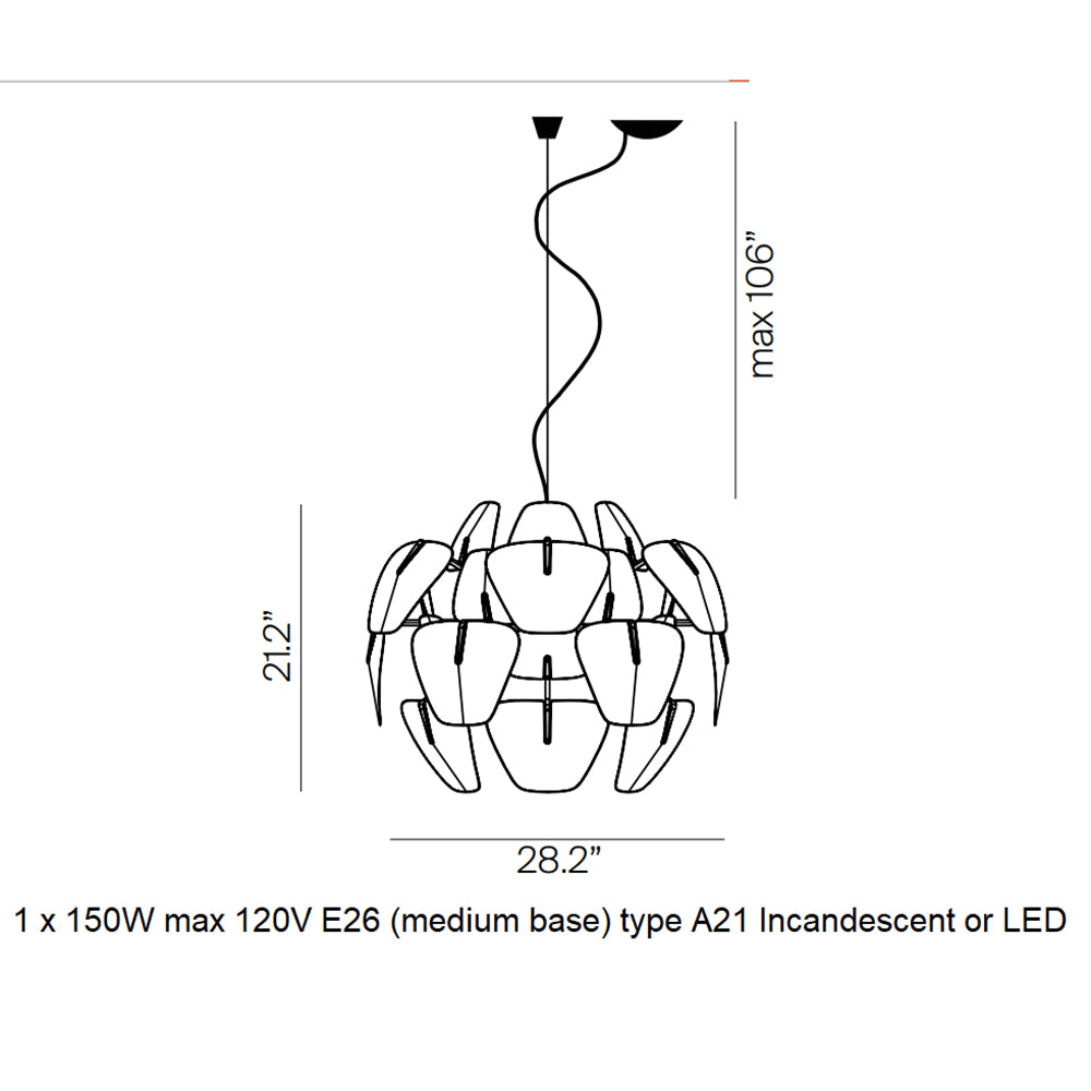 Luceplan Hope Pendant Light - 2Modern