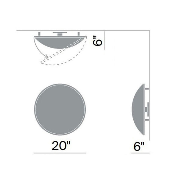 Luceplan Trama Ceiling/Wall Light - 2Modern