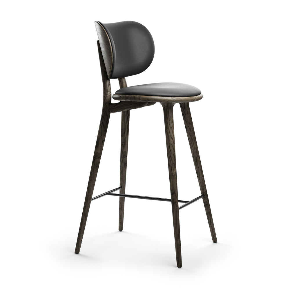 Mater High Stool with Backrest - 2Modern