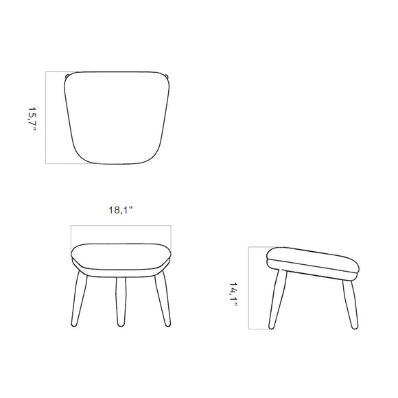 Audo Copenhagen Oda Ottoman by Menu Design now Audo Copenhagen - 2Modern