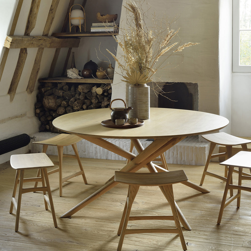 Ethnicraft Mikado Round Dining Table - 2Modern