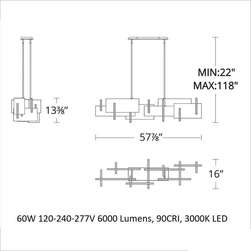 Modern Forms Amari LED Chandelier - 2Modern
