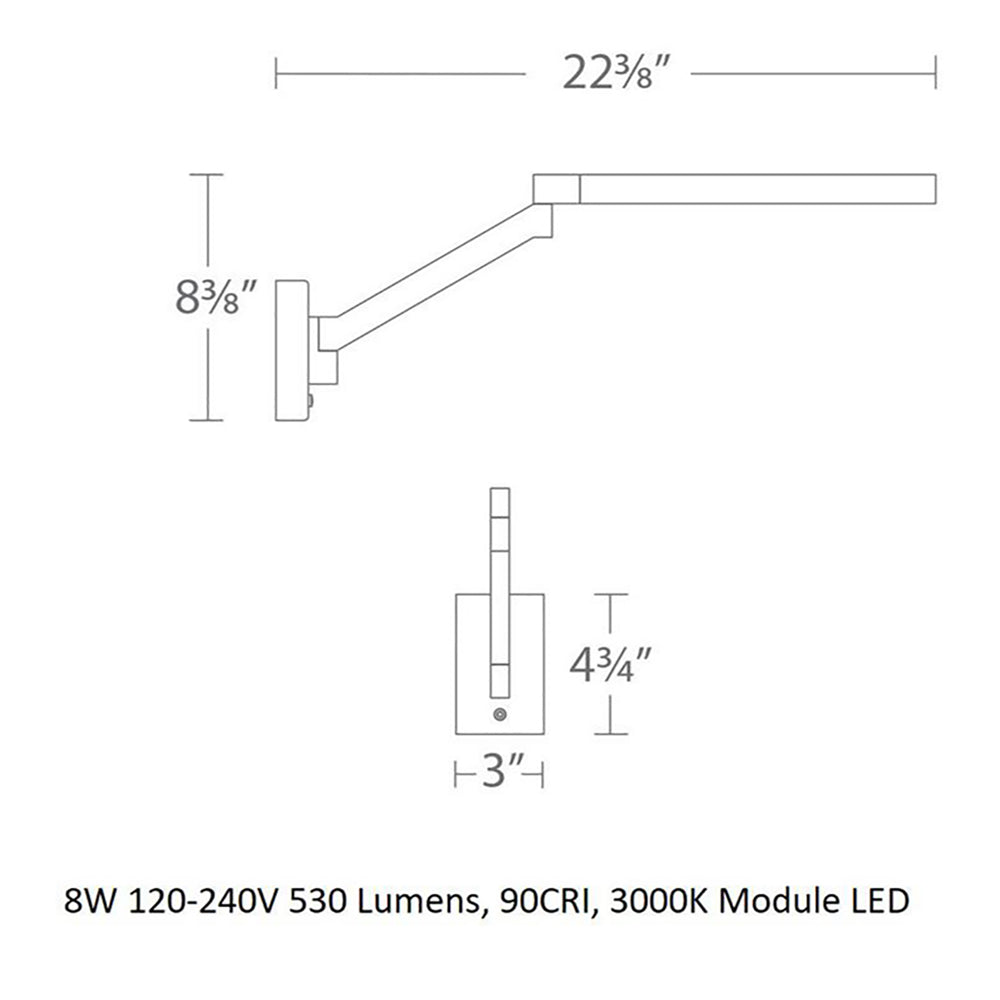 Modern Forms Beam LED Swing Arm Light - 2Modern