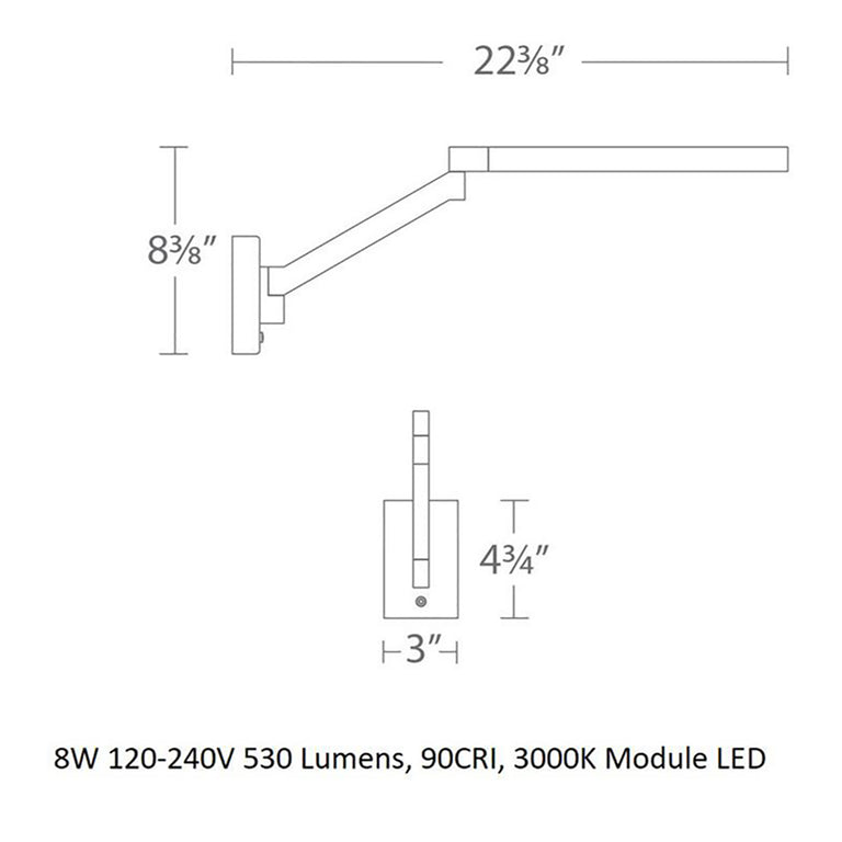 Modern Forms Beam LED Swing Arm Light - 2Modern